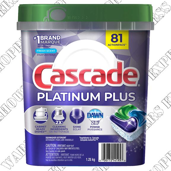 Cascade Platinum Plus ActionPacs- Order by Wed 05-Save $6 - Warehouse ...