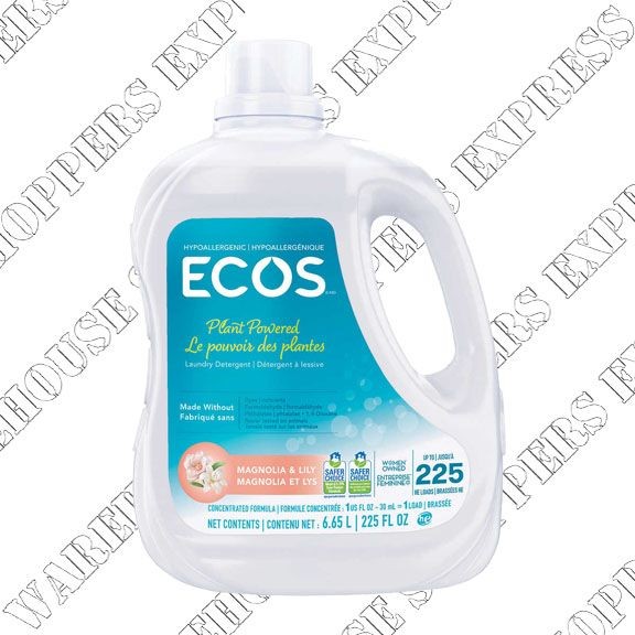Ecos Earth Friendly Liquid Laundry Detergent - Warehouse Shoppers Express