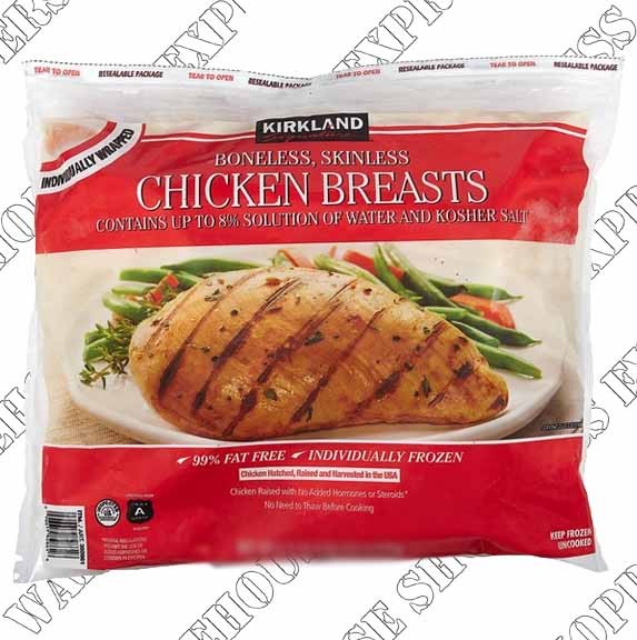 Kirkland Signature Frozen Chicken Breasts - Warehouse Shoppers Express