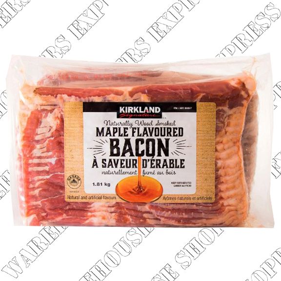 Kirkland Signature Maple Flavoured Bacon - Warehouse Shoppers Express