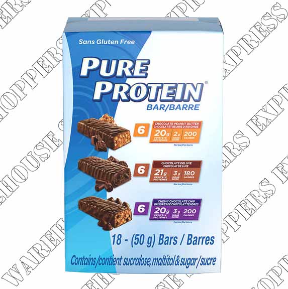 Pure Protein Variety Pack Bars- Order by Wed 22-Save $6 - Warehouse ...