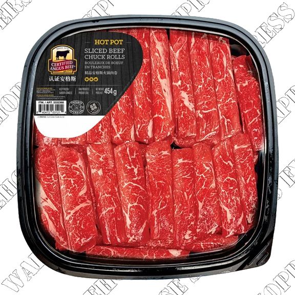 Certified Angus Sliced Beef Rolls - Warehouse Shoppers Express