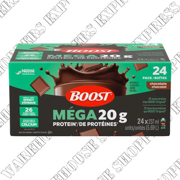 Boost Mega Protein Chocolate Shake - Warehouse Shoppers Express