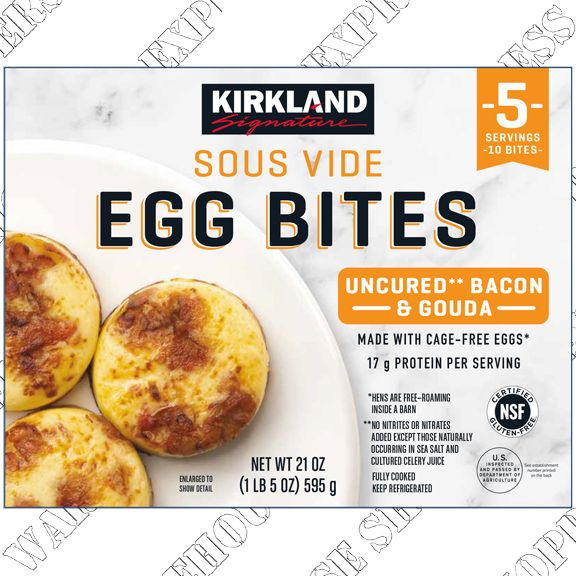 Kirkland Signature Gouda Bacon Egg Bites - Warehouse Shoppers Express