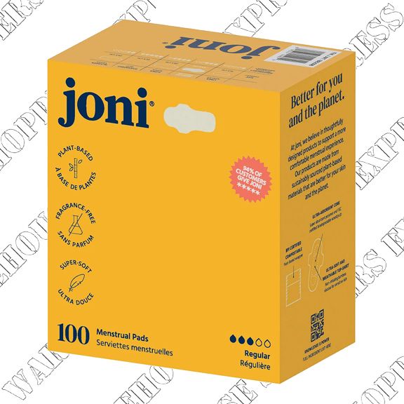 Joni Organic Regular Pads (canada) - Warehouse Shoppers Express